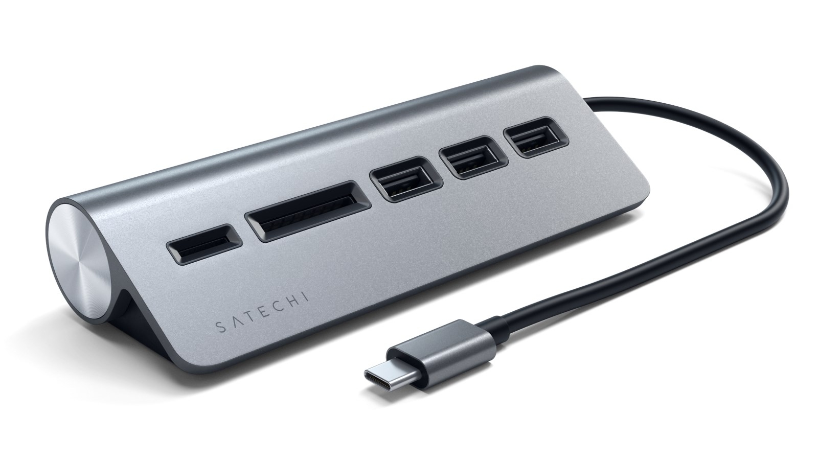 Satechi USB-C Combo Hub for Desktop - Space Grey | Harvey Norman