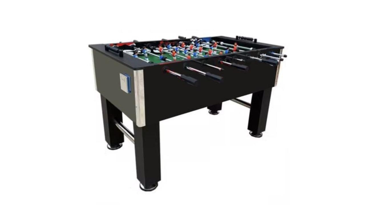 TopOne Sports 5ft Black Frame Foosball Soccer Table with Solid Steel ...