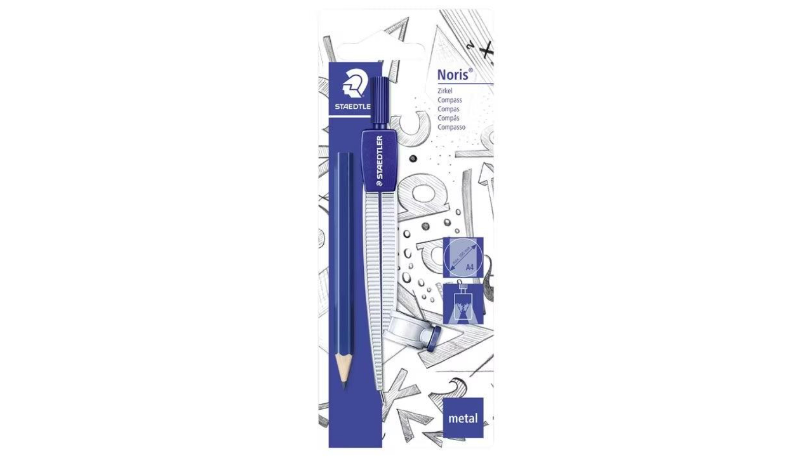 Staedtler Norris Compass with Universal Adaptor and Small Pencil ...