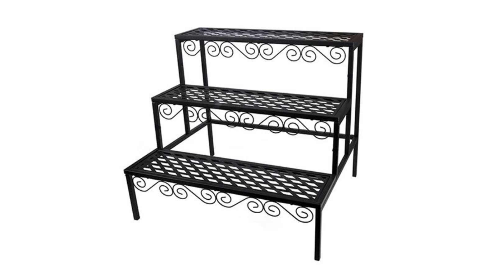 YES4HOMES 3 Tier Metal Plant Stand Garden Balcony Shelf | Harvey Norman