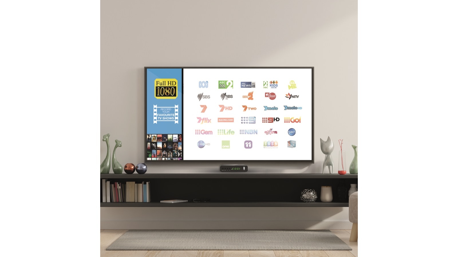 Laser STB-9000 Digital Set Top Box HD Media Player | Harvey Norman