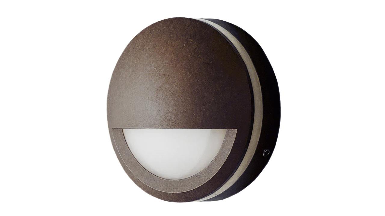 CLA 12V STE Surface Mounted 6W Round Solid Aged IP65 LED Step Light ...