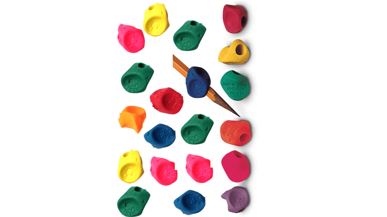 Stetro Pack of 20 Pencil Grip - Assorted Colour | Harvey Norman