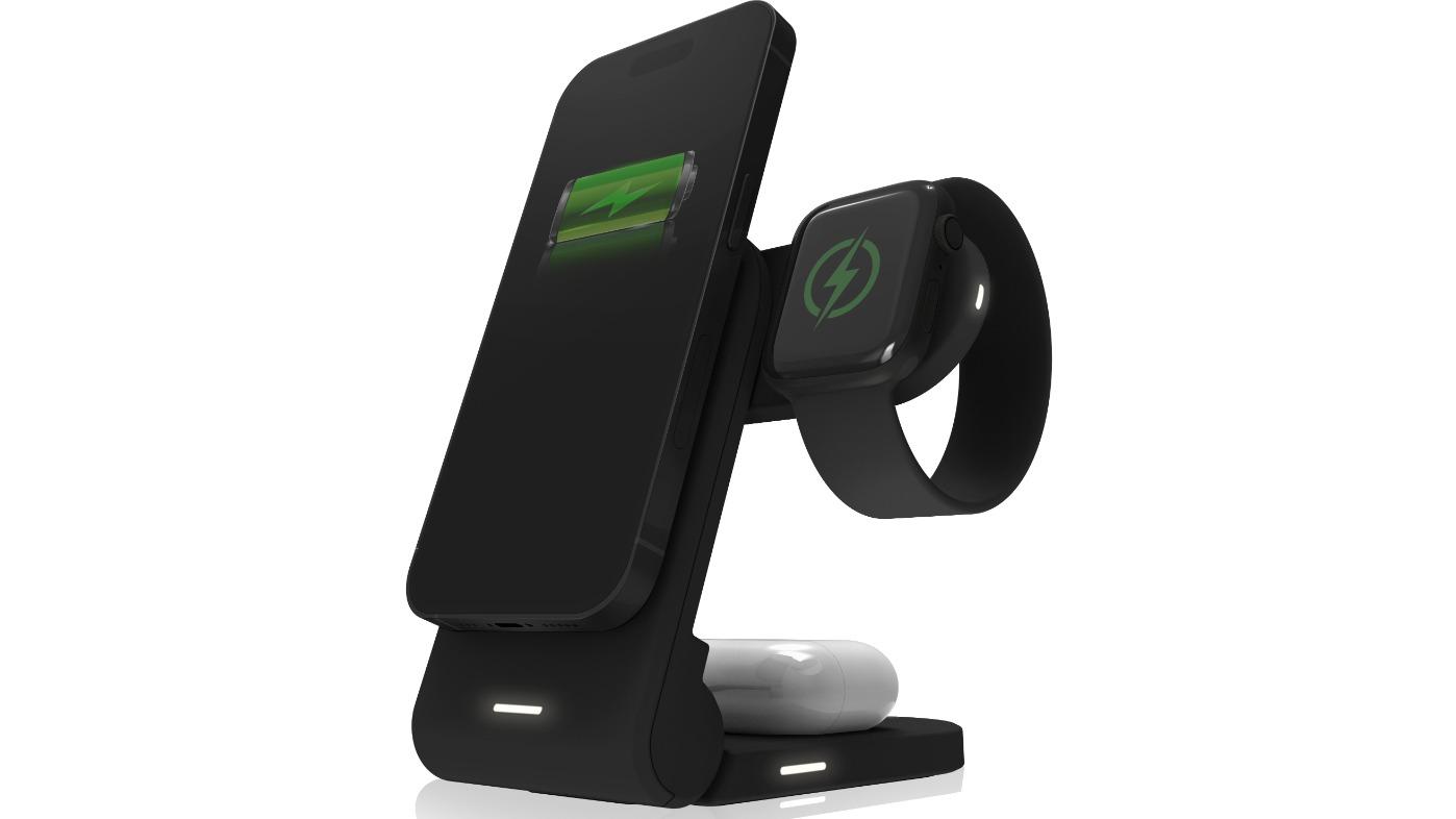 STM ChargeTree Mag Portable Wireless Charging - Black | Harvey Norman