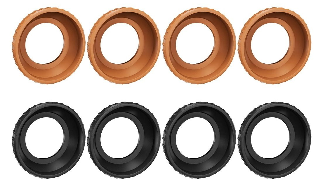 STARTRC 8-Pack Motor Covers for DJI Avata 2 - Black/Orange | Harvey Norman
