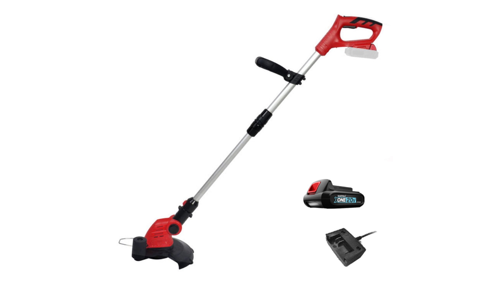 Matrix 20V X-ONE Cordless Grass Trimmer Whipper Snipper Kit | Harvey Norman