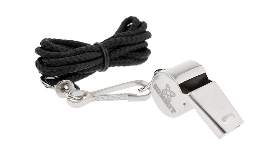 Summit Brass Sports Whistle with Lanyard | Harvey Norman