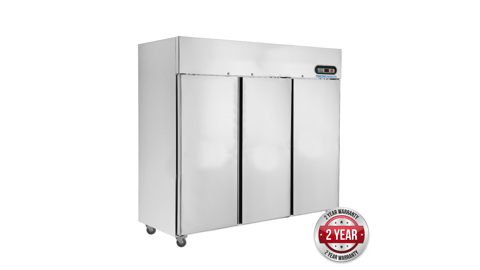 Thermaster Commercial Stainless Steel Temperate Upright 3-Door Display ...