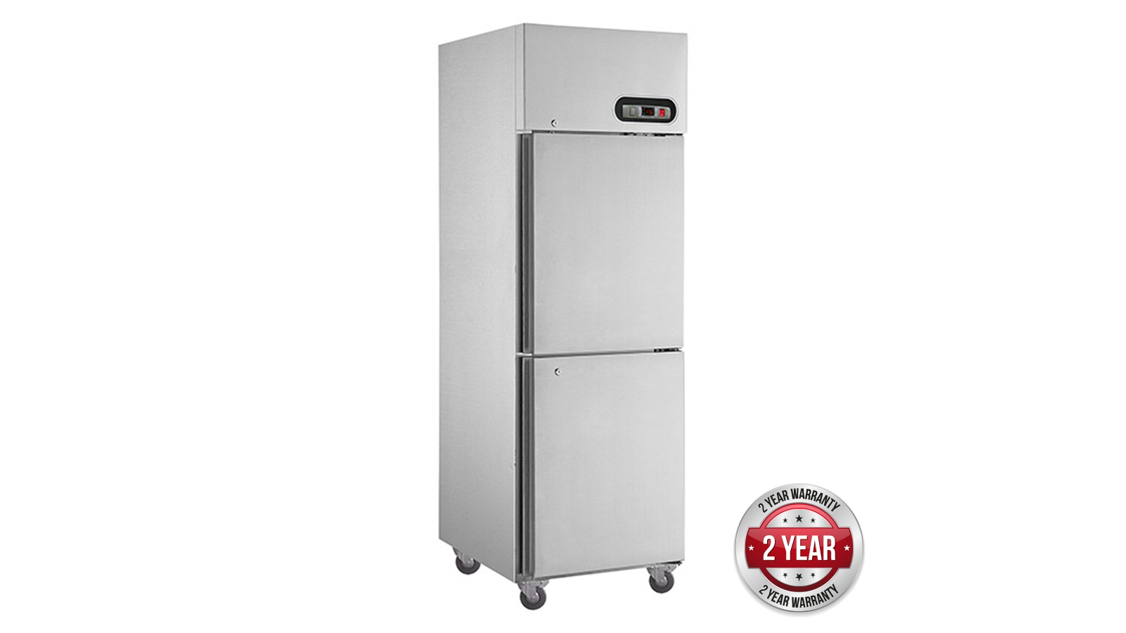Thermaster Commercial Tropical Temperate Stainless Steel 2-Door 1/2 ...
