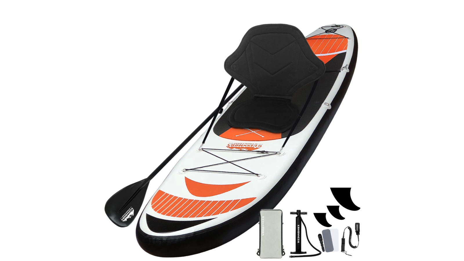 Weisshorn 11ft Inflatable Stand Up Surfboard with Kayak Paddleboard ...