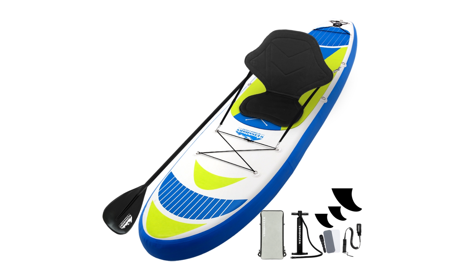 Weisshorn 11ft Inflatable Stand Up Surfboard with Kayak Paddleboard ...