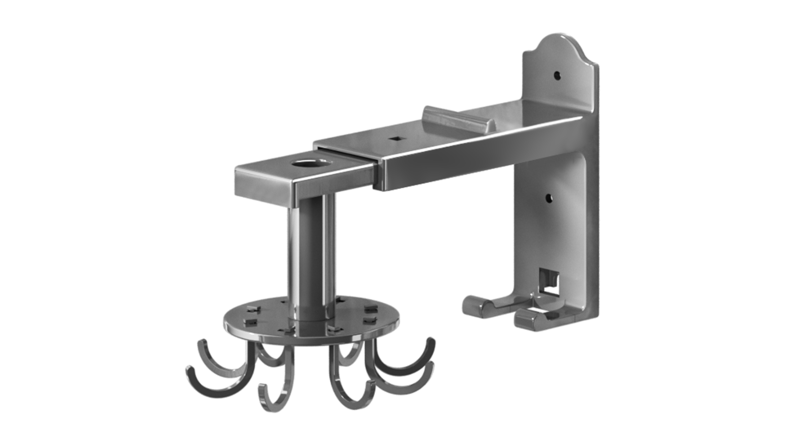 TODO Aluminum Alloy Wall Mounted Storage Rack | Harvey Norman