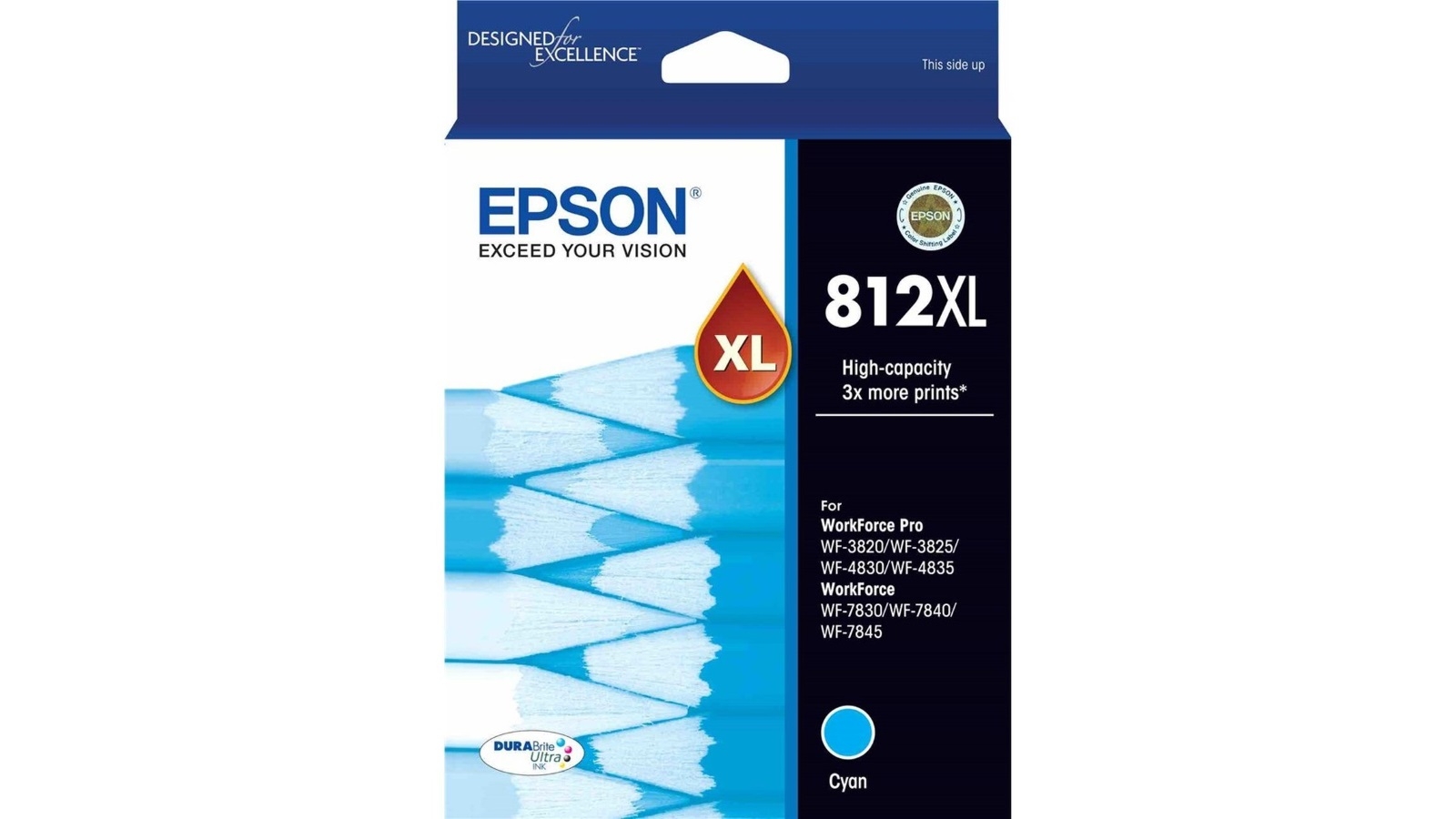 Epson 812XL High Capacity DURABrite Ultra Ink Cartridge - Cyan | Harvey ...