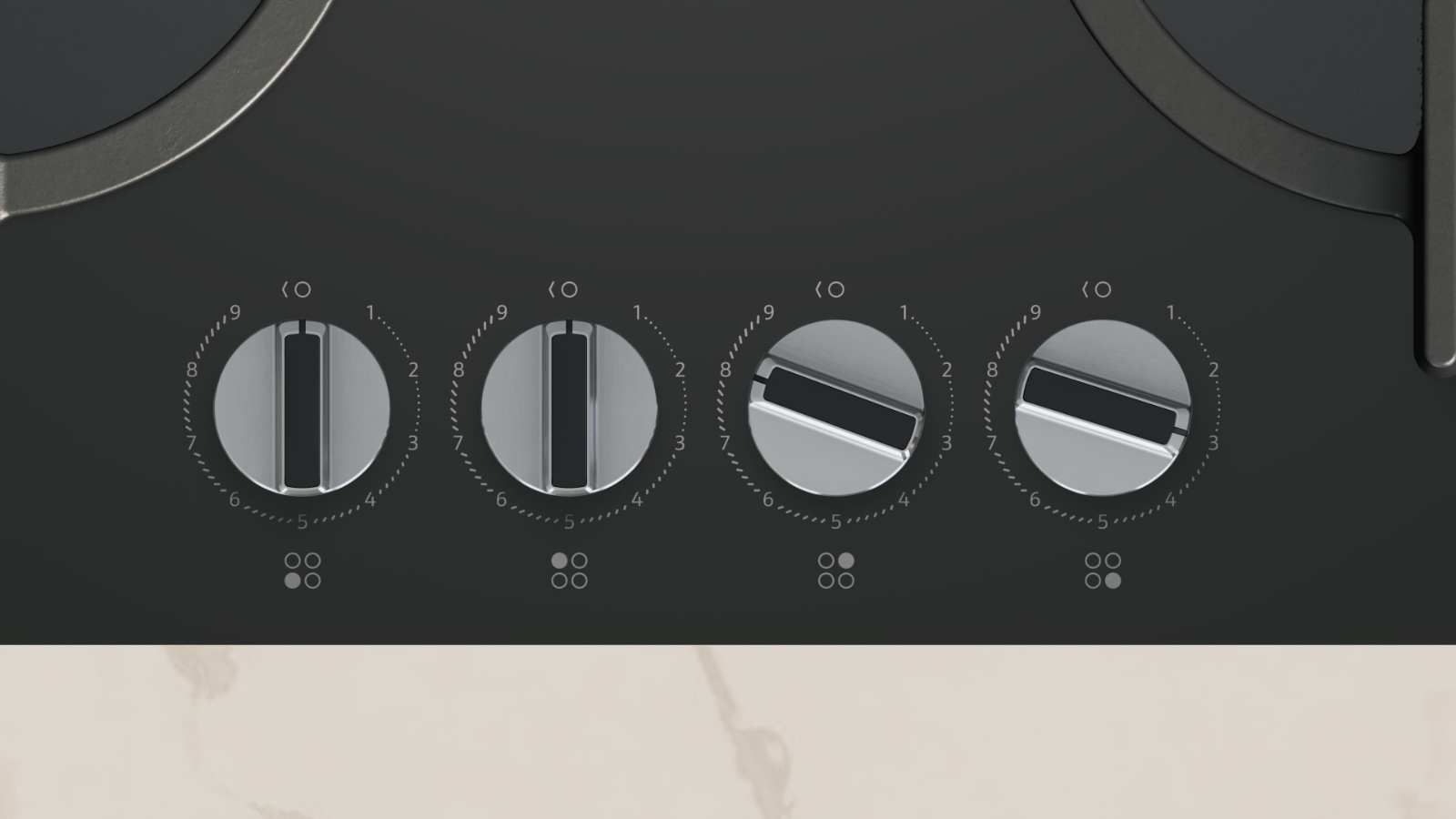 Neff 60cm N 70 Tempered Glass Gas Cooktop - Black | Harvey Norman