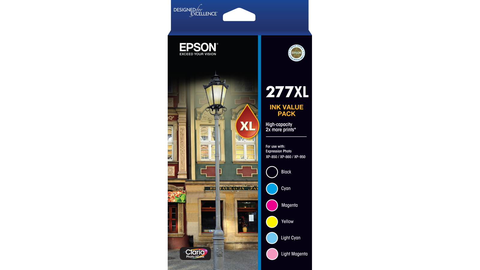 Epson 277XL 6 Colour Ink Value Pack | Harvey Norman