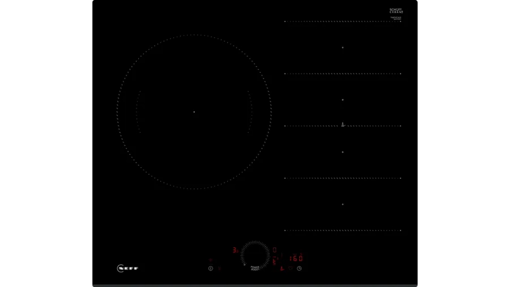 NEFF 600mm 3 Zone Flex Induction Cooktop with Twist Touch Control ...