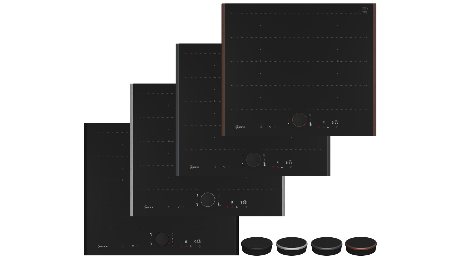 NEFF 600mm Flex Induction Cooktop with Twist Pad Flex Control | Harvey ...