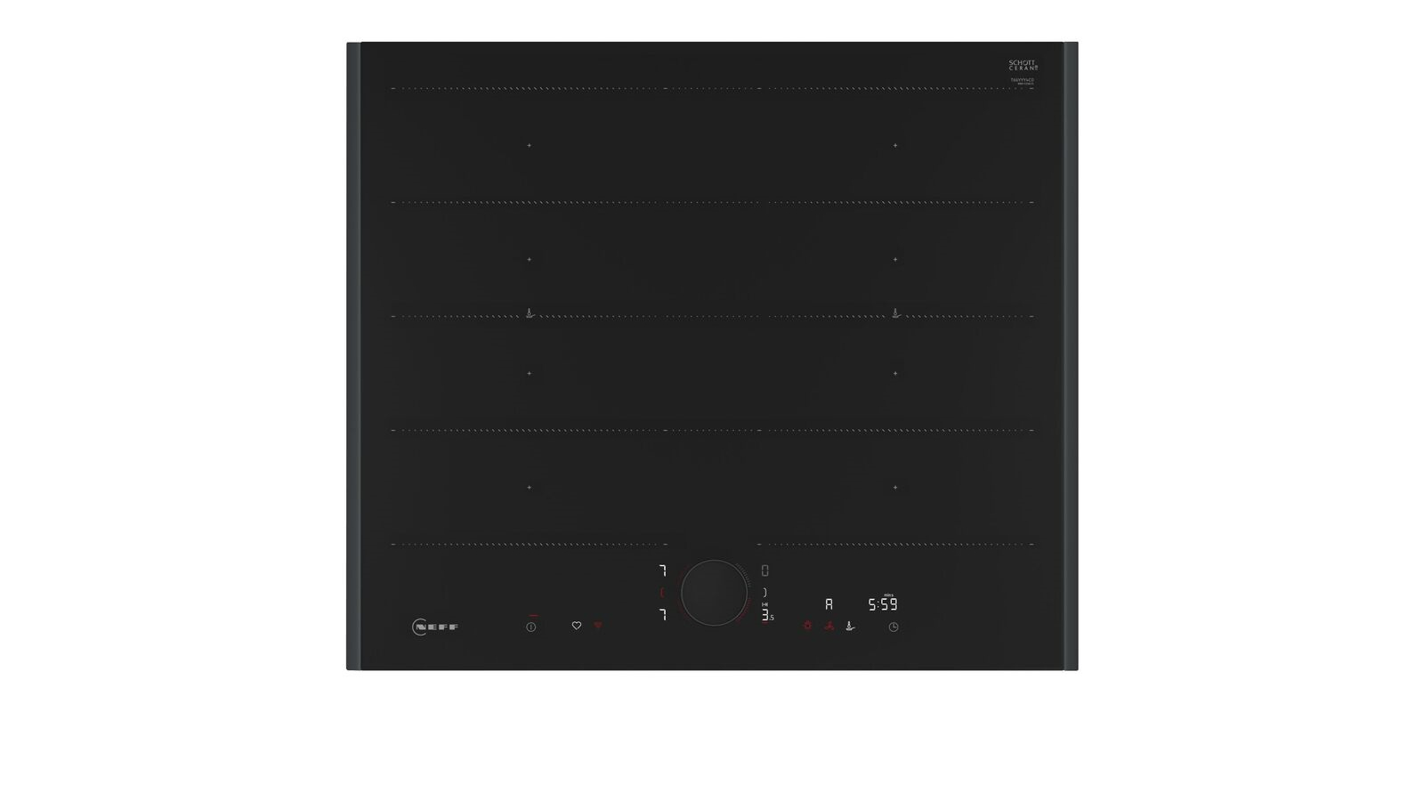 Neff 60cm Flex Induction Cooktop - Anthracite Grey | Harvey Norman
