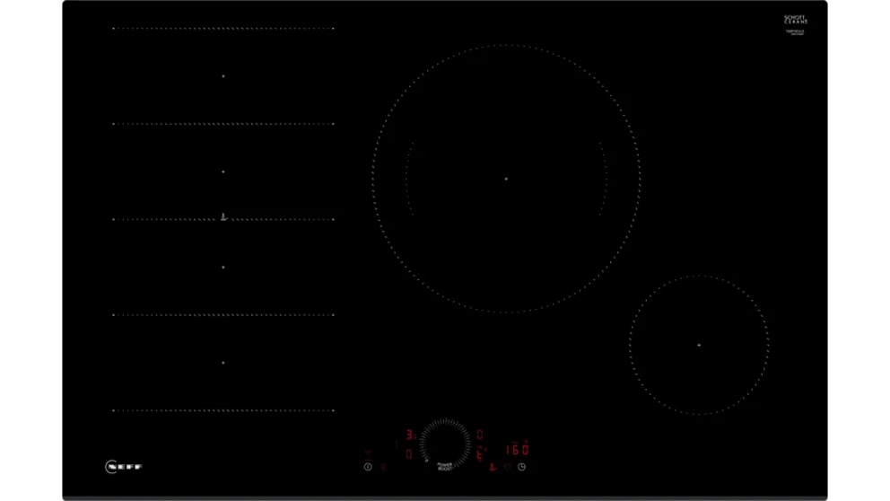 NEFF 800mm 4 Zone Flex Induction Cooktop with Twist Touch Control ...