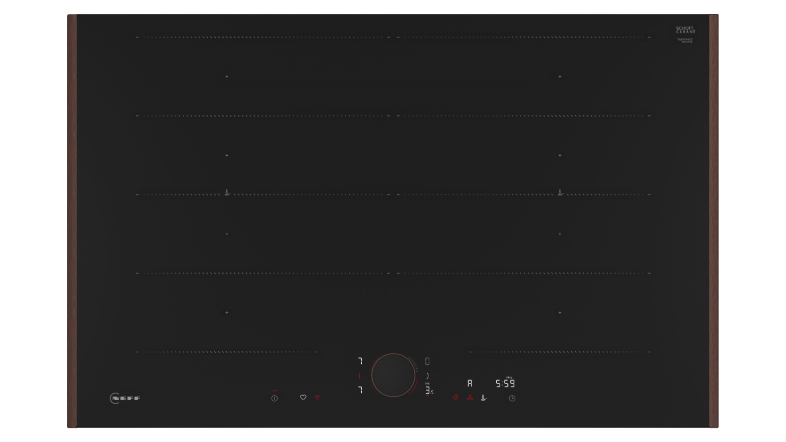 Neff 80cm Induction Cooktop - Brushed Bronze | Harvey Norman