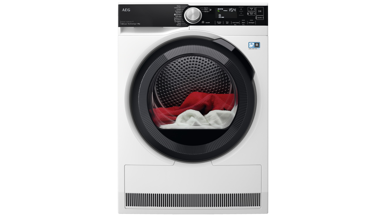 AEG 8kg 8000 Series 3D-Scan Heat Pump Dryer | Harvey Norman