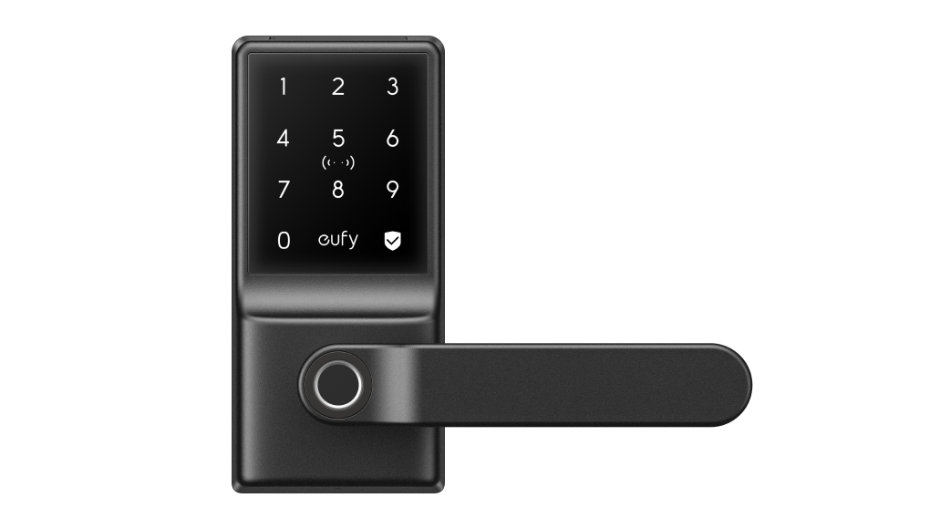 eufy Security C33 Smart Lever Lock - Black | Harvey Norman