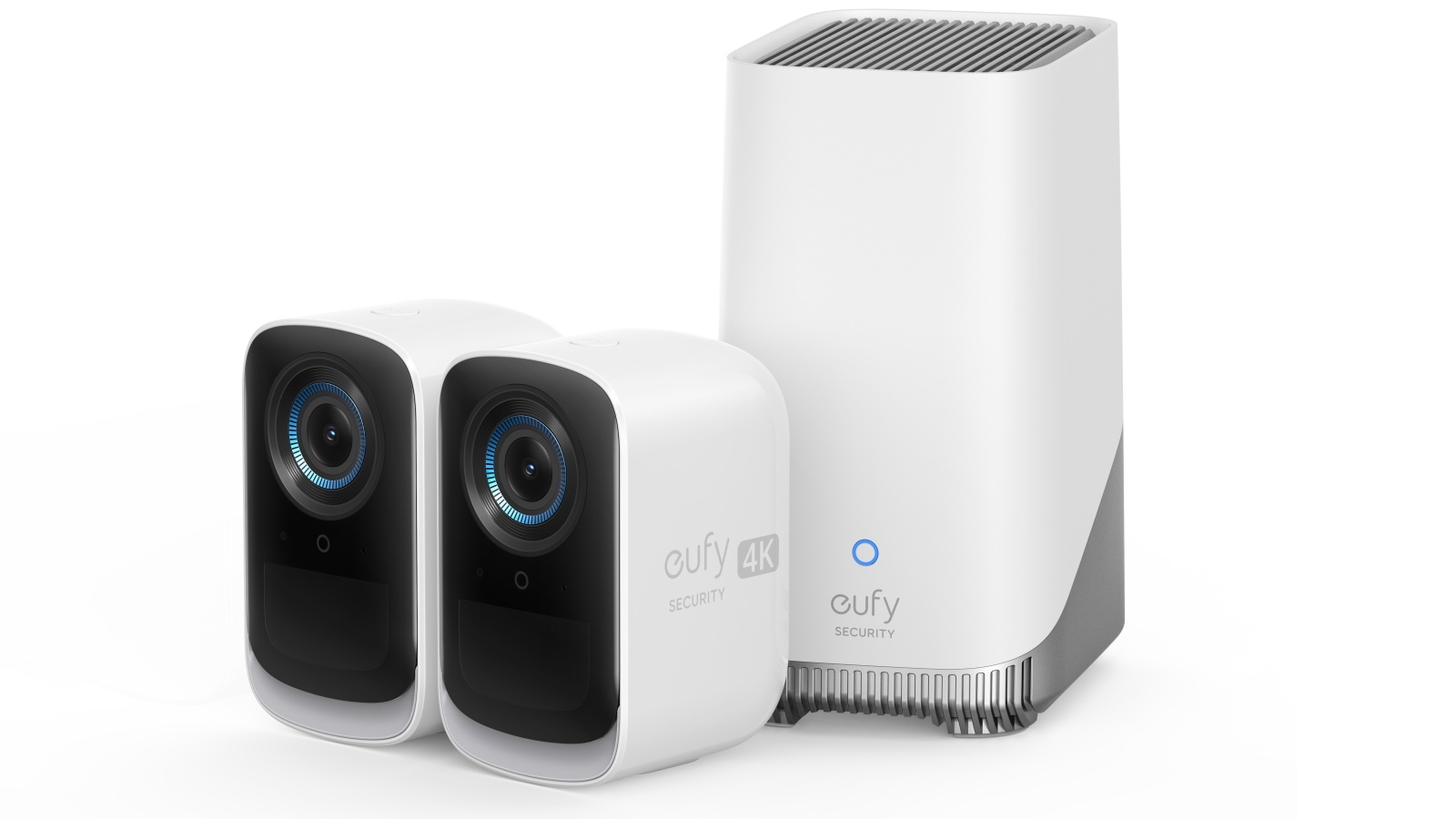 eufy Security eufyCam 3C 4K UHD 2-Pack Camera Kit with HomeBase 3 ...