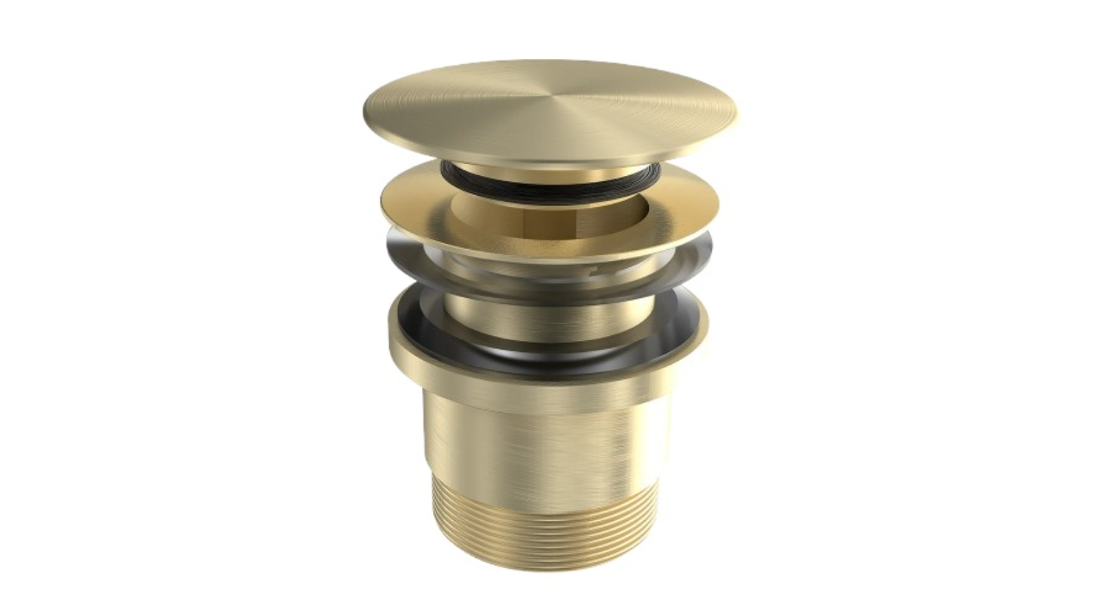 Parisi Bath Pop Up Universal Waste - Brushed Brass | Harvey Norman