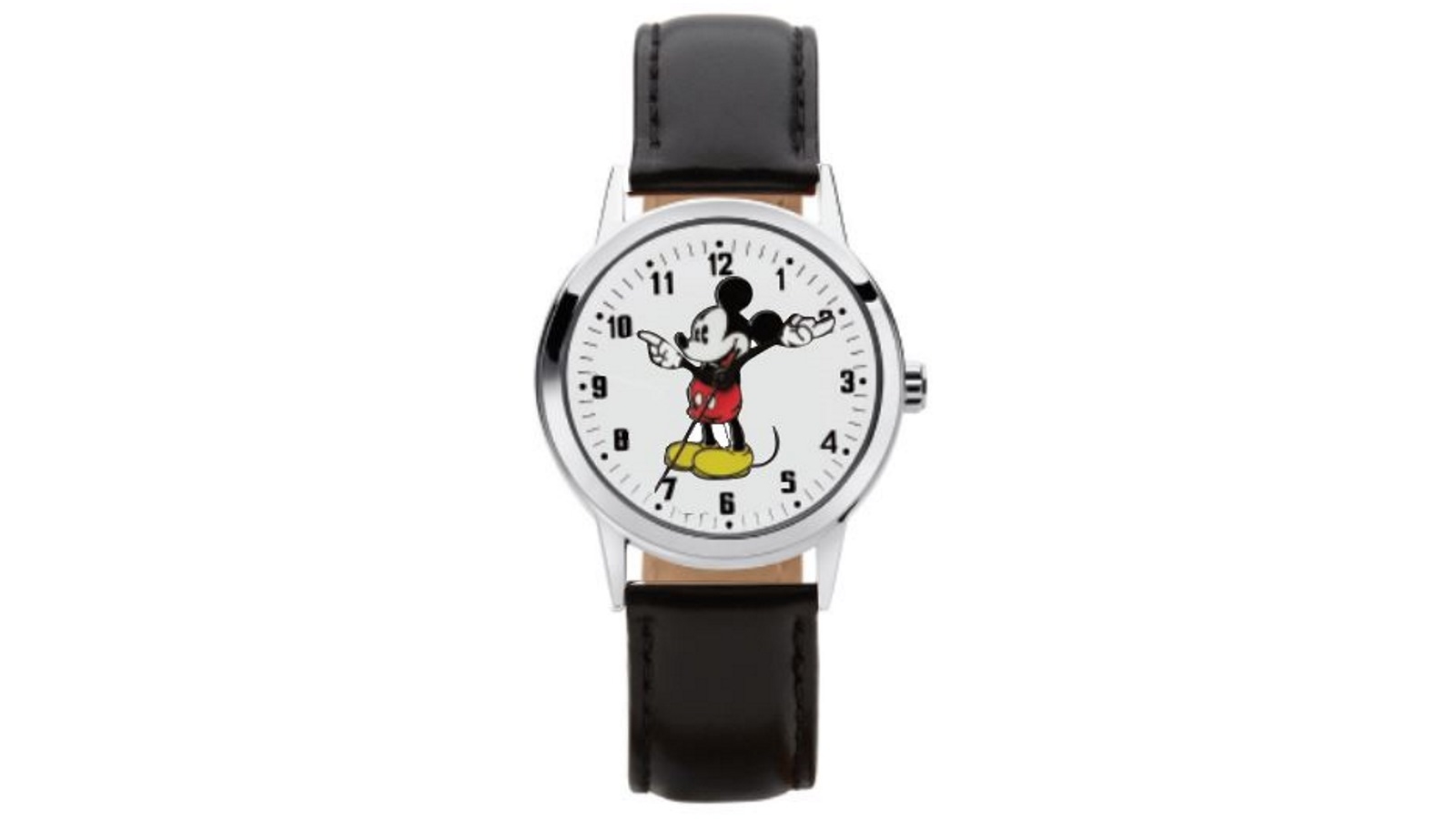Disney Bold Mickey 3.5cm Watch - Black/White | Harvey Norman