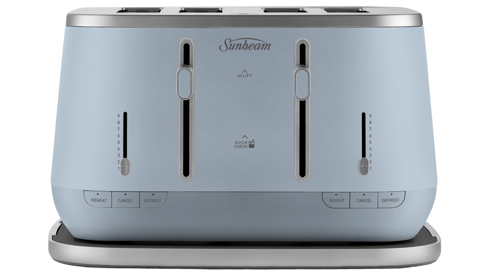 Sunbeam Kyoto 4 Slice Toaster - Blue Fog | Harvey Norman