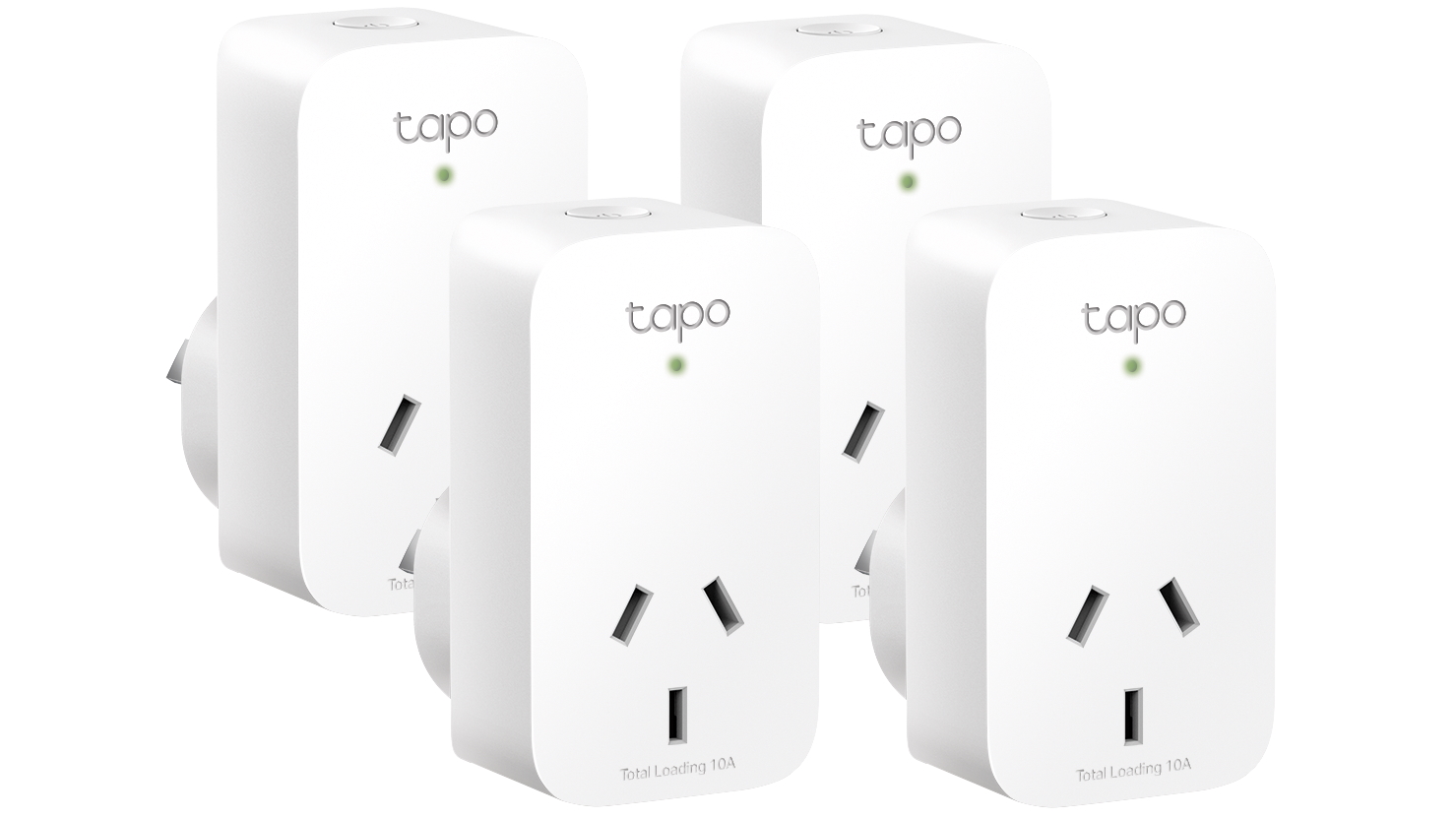 TP-Link Tapo Mini Smart Wi-Fi Plug with Energy Monitoring - 4 Pack ...