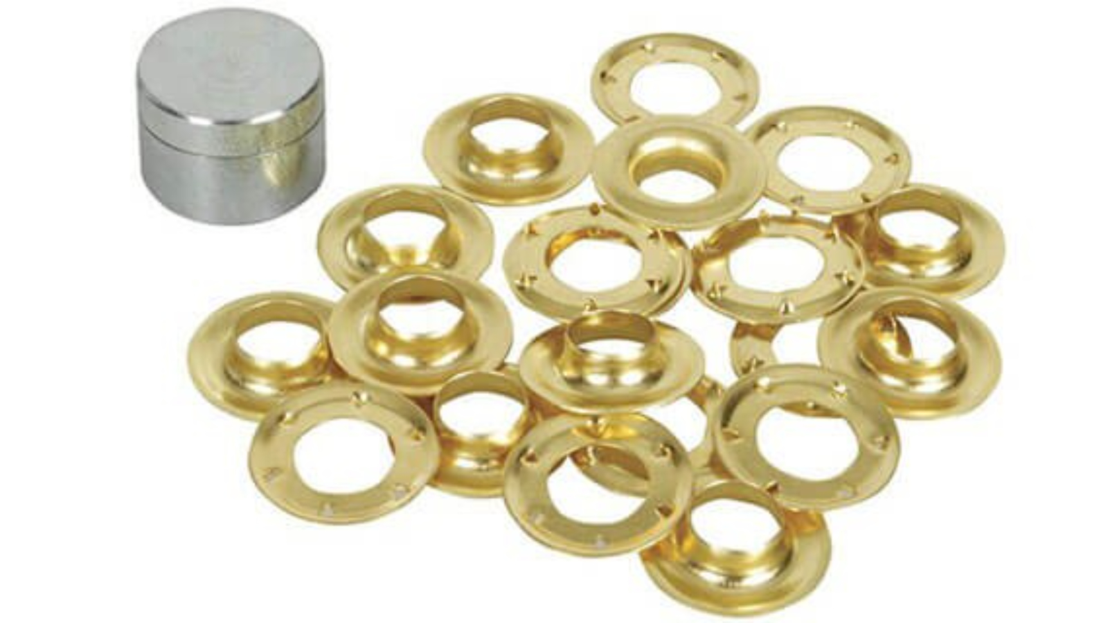 LatestBuy Pack of 10 Canopy Eyelet Kit Brass - 1cm | Harvey Norman