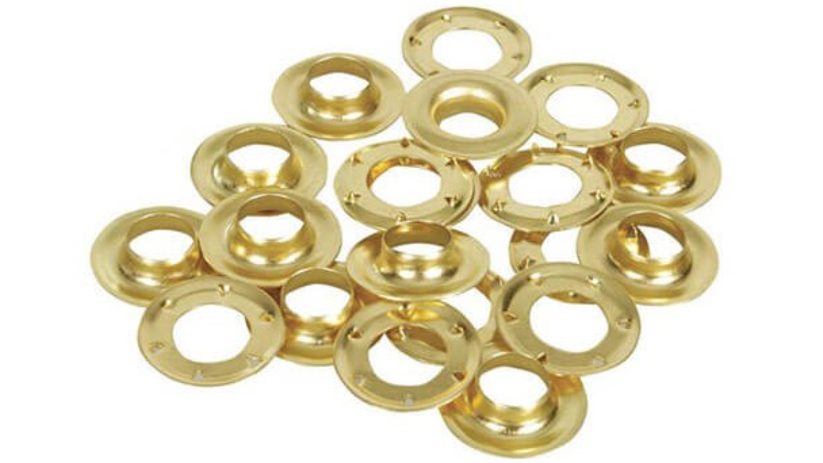 LatestBuy Pack of 10 Canopy Eyelet Kit Brass - 1.2cm | Harvey Norman