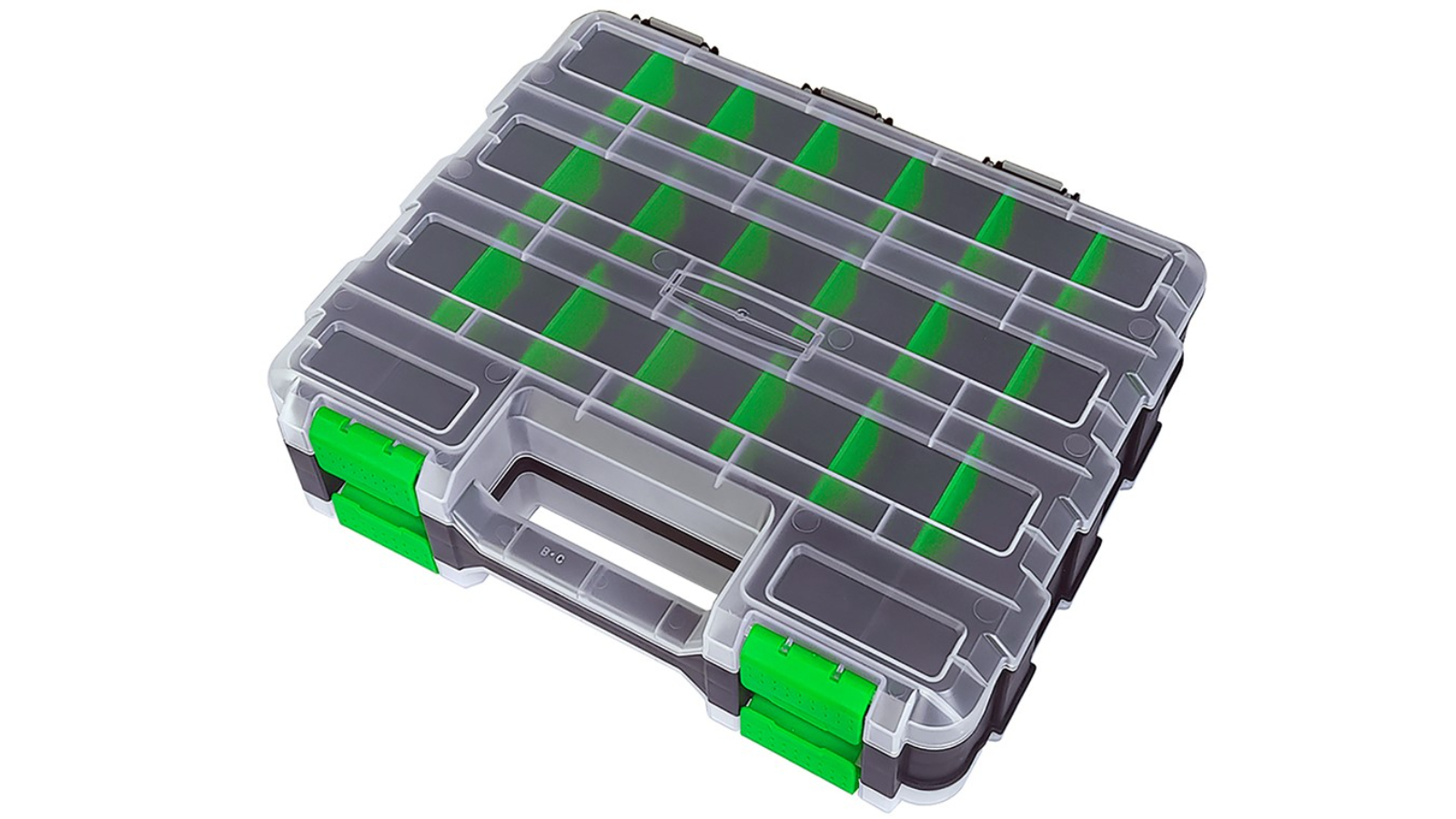 Minimaru 50 Compartment Tool Box - Green | Harvey Norman