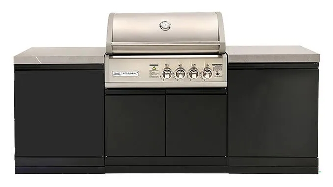 Crossray 'Compact' 4-Burner Outdoor Kitchen - Package 4 | Harvey Norman