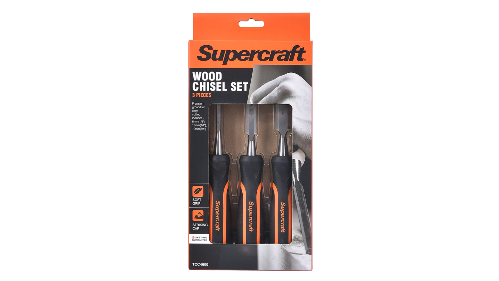 Supercraft 3 Piece Wood Chisel Tool Set | Harvey Norman