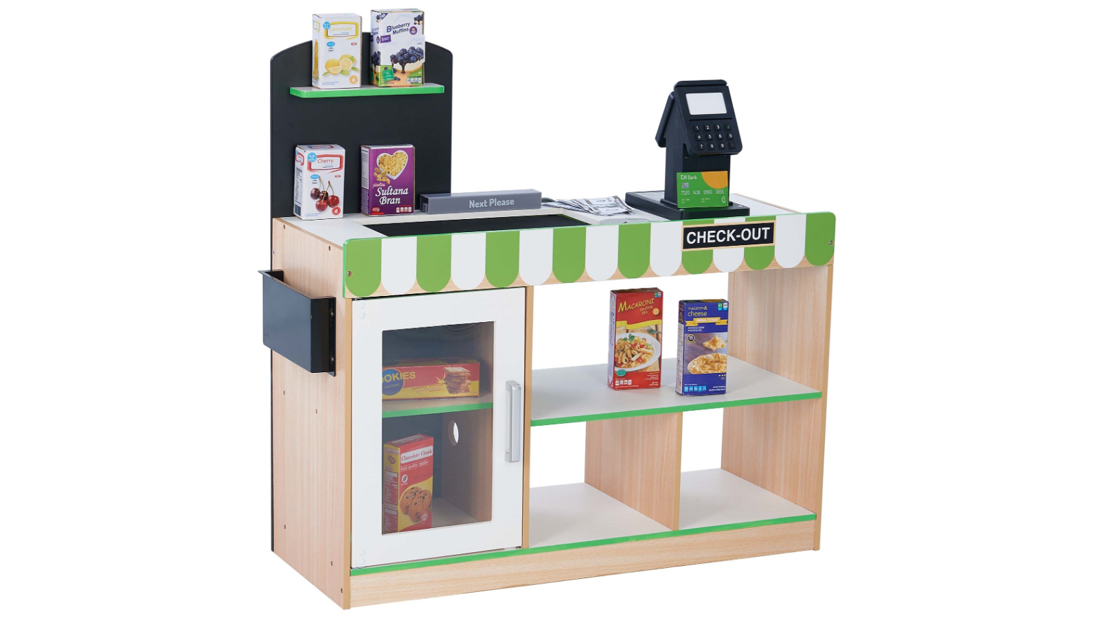 Teamson Kids Cashier Austin Interactive Play Checkout Counter Stand ...