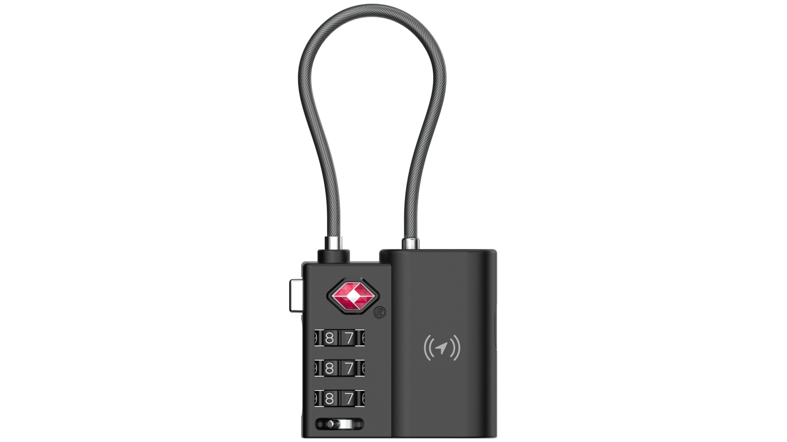 Laser TSA Luggage Combination Lock Smart Tag with Rechargeable Battery ...