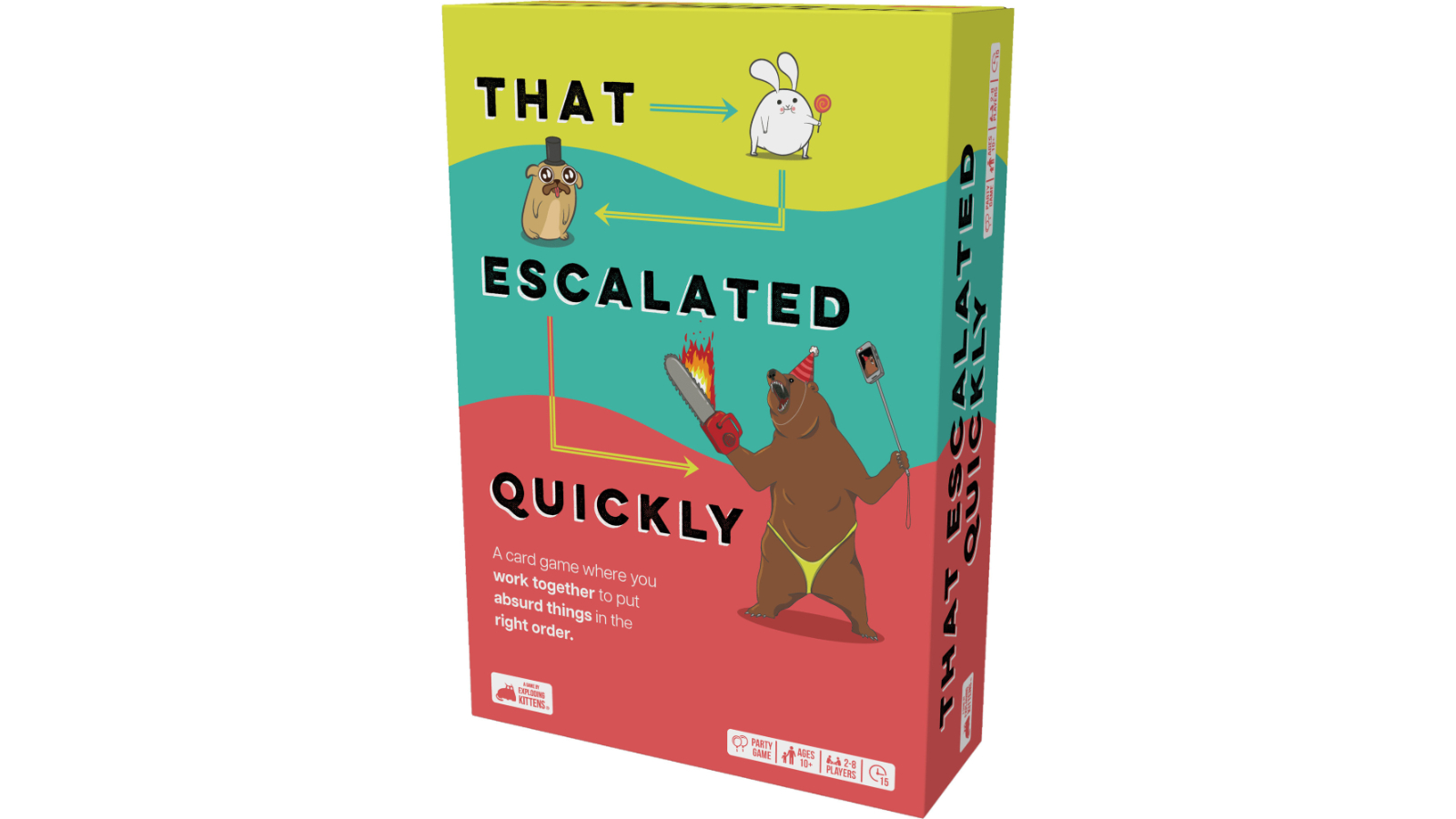 That Escalated Quickly by Exploding Kittens Card Game | Harvey Norman