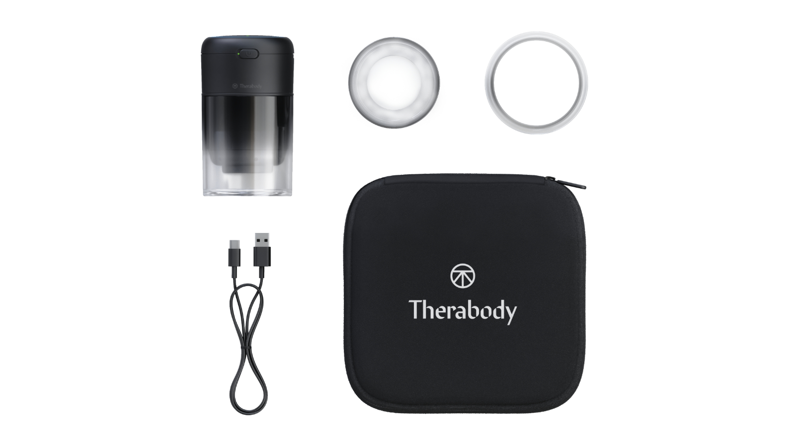 Therabody 3-in-1 Thera Cup Massager - Black | Harvey Norman