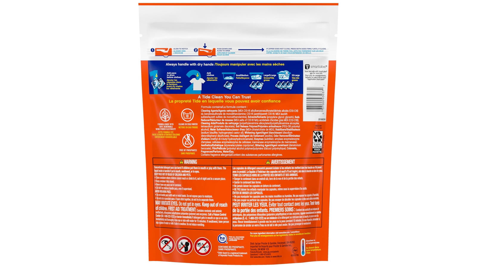 Tide 93 Tabs 3-in-1 Clean Breeze Laundry Pods – Pack of 3 | Harvey Norman