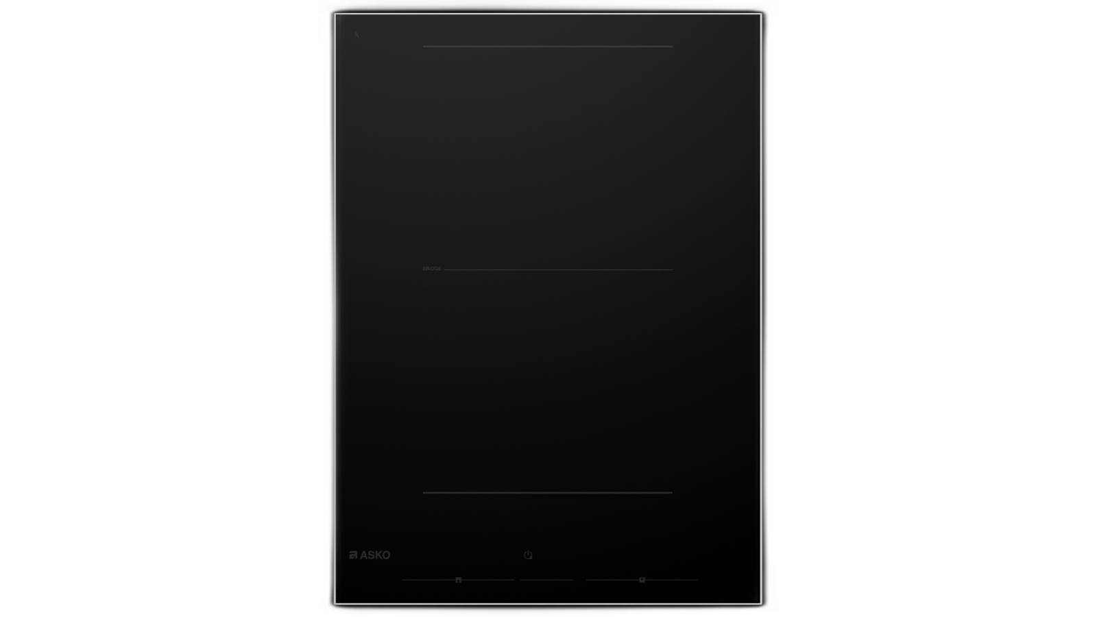 ASKO 38cm 2 Zone Induction Cooktop - Black | Harvey Norman