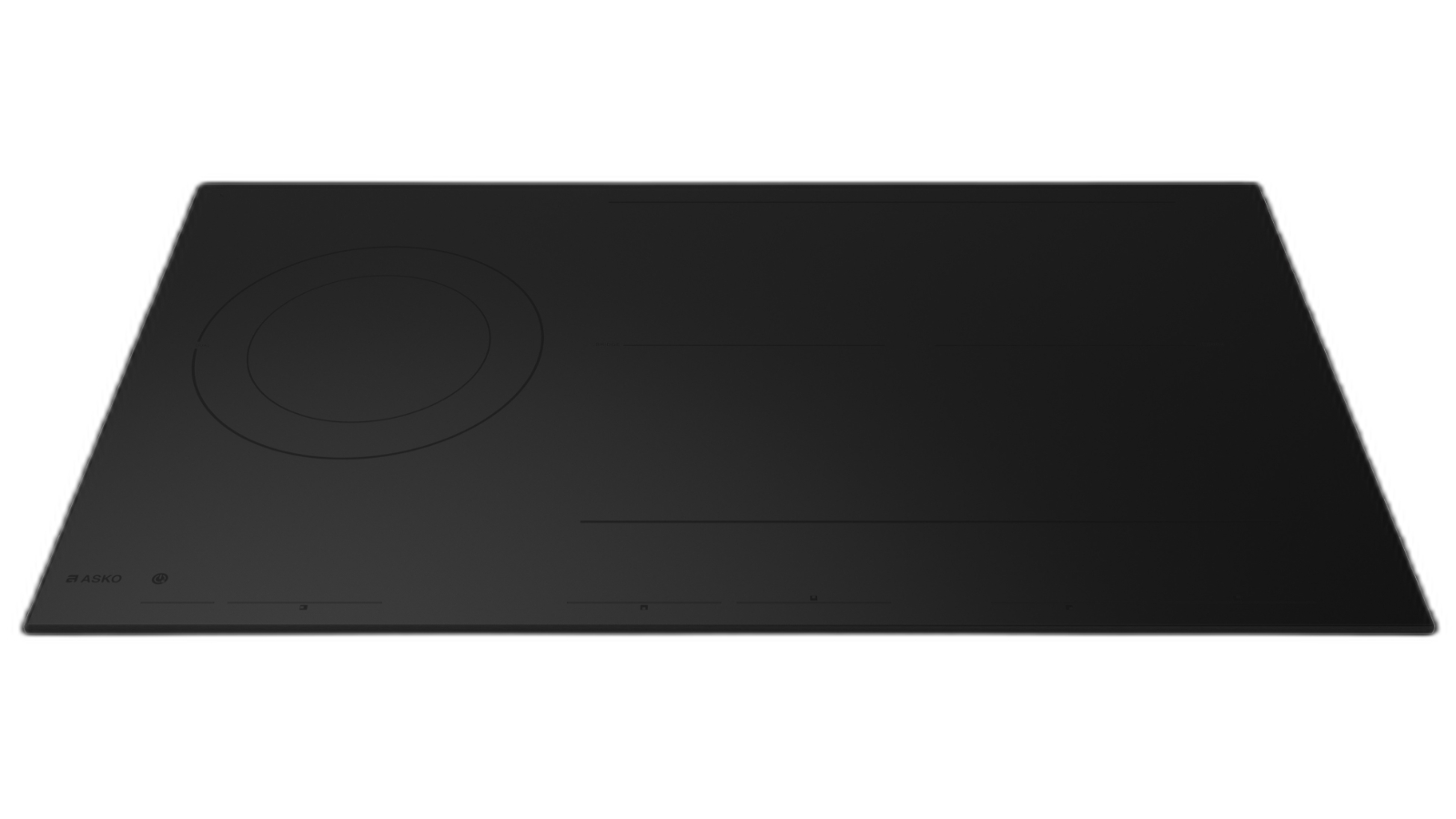 ASKO 90cm 5 Zone Induction Cooktop - Matte Black | Harvey Norman