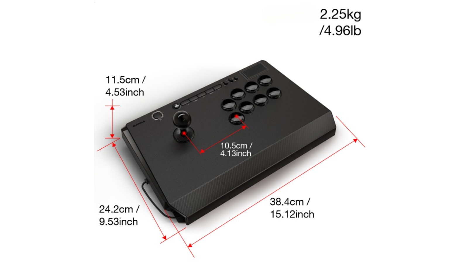 Qanba Titan Wired Fight Stick for PS5/4 and PC | Harvey Norman