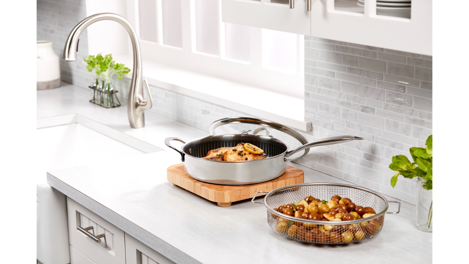 Copper Chef Titan Pan Set | Harvey Norman