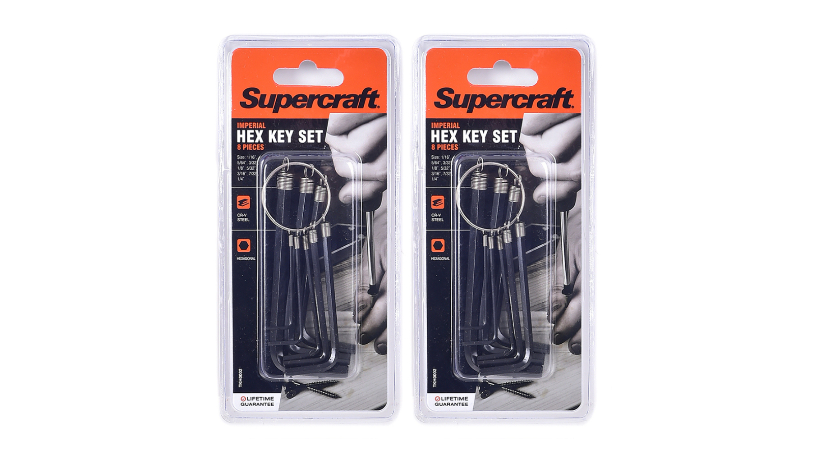Supercraft 8 Piece Allen Key Multisize Set - Pack of 2 | Harvey Norman