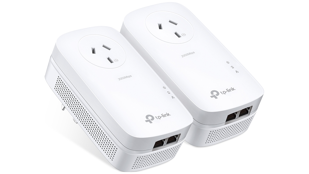 TP-Link AV2000 2-Port Gigabit Passthrough Powerline Starter Kit ...