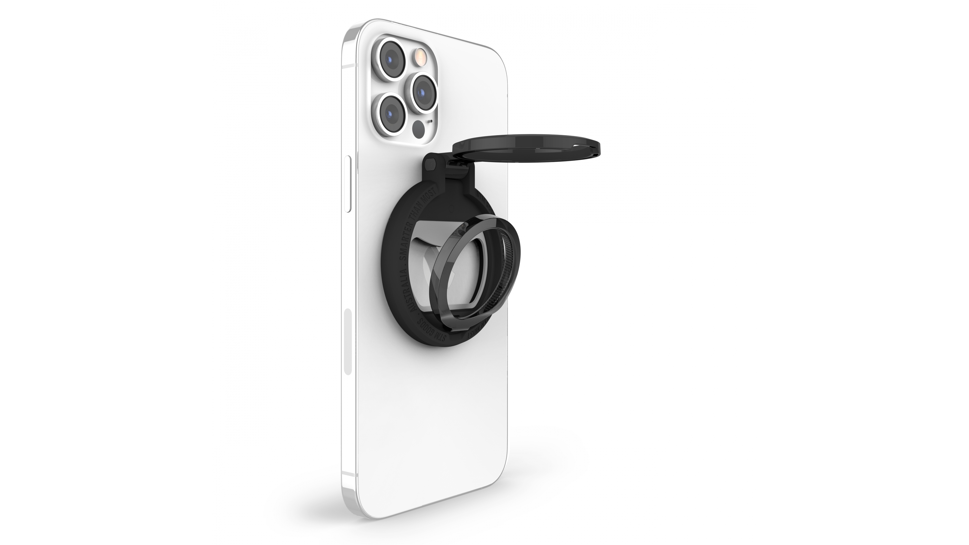 STM MagLoop iPhone Finger Loop, Stand and Bottle Opener - Black ...