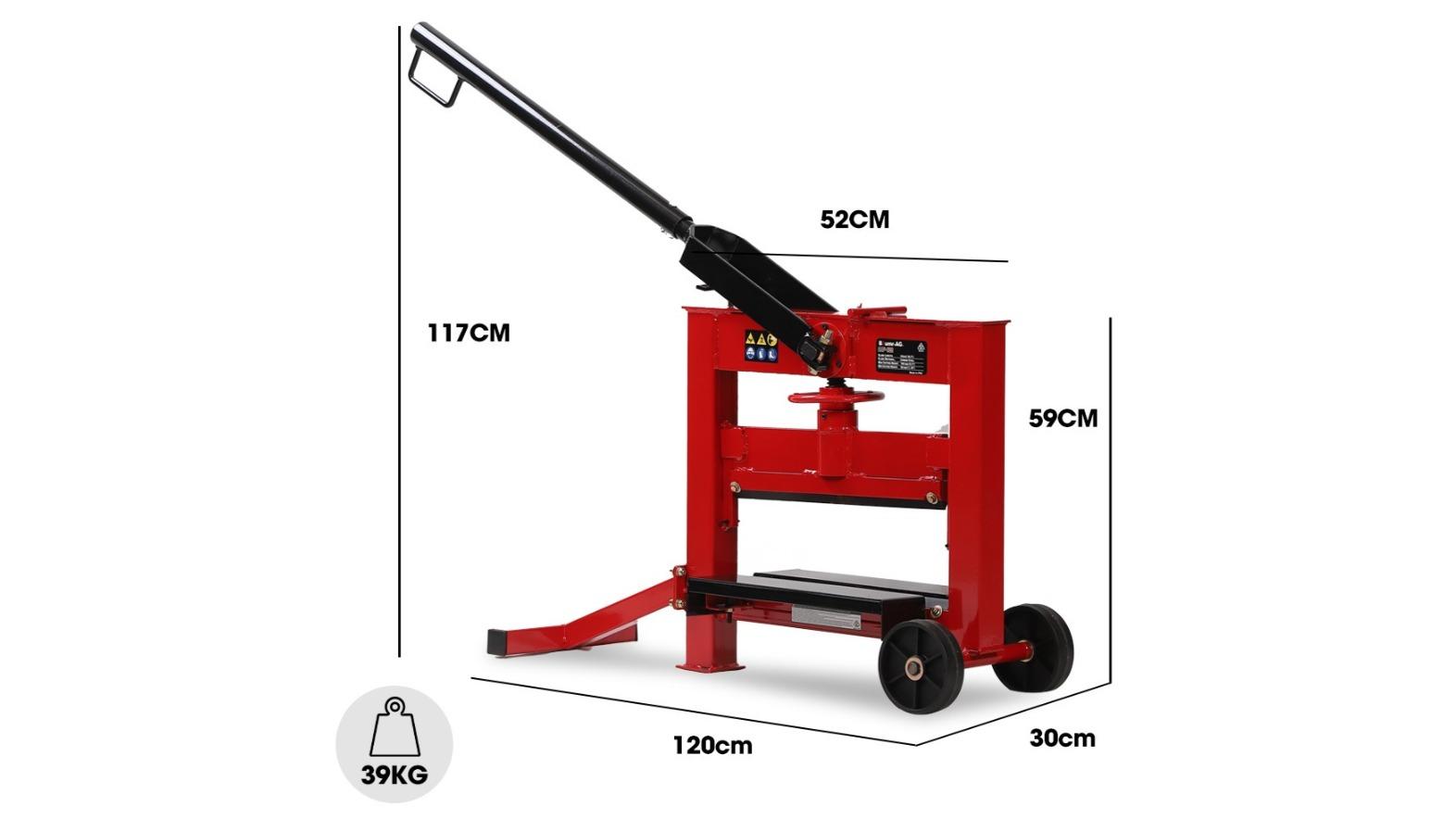 Baumr-AG Manual Block Splitter 42cm Length Cutter for Paver Brick Stone ...