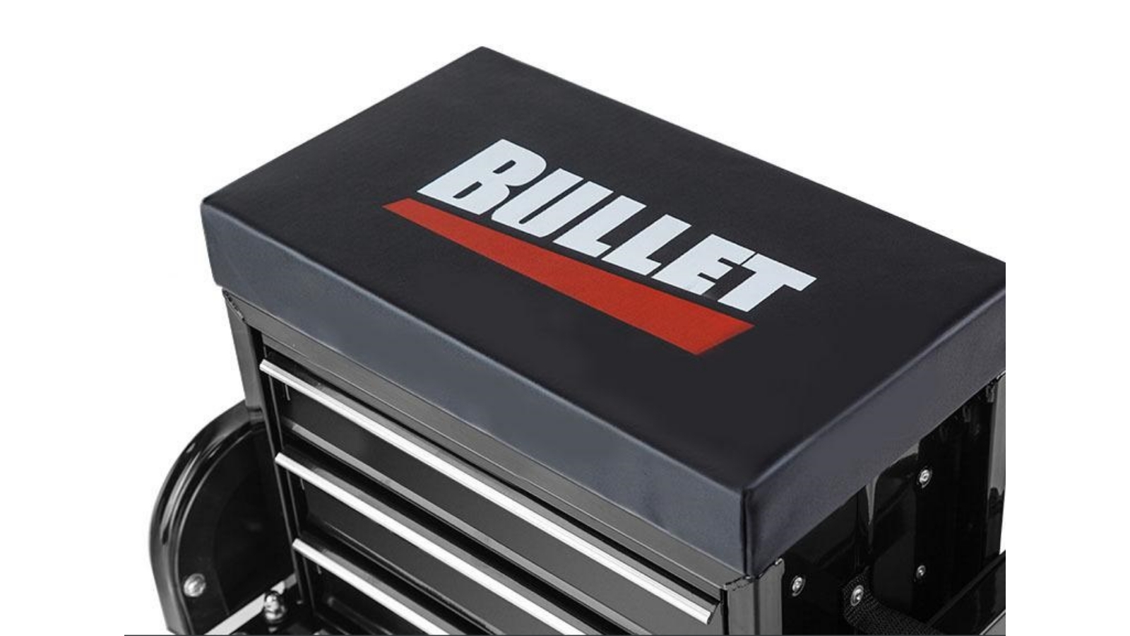 BULLET Rolling Tool Box Stool | Harvey Norman